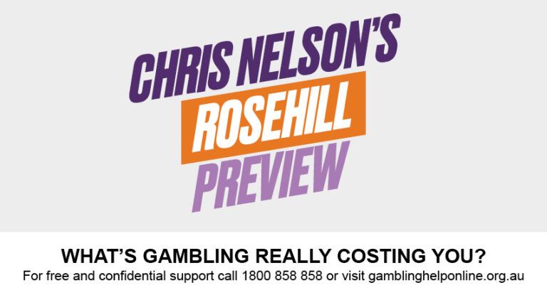 Chris Nelson's Saturday Rosehill Preview - TABtouch Blog